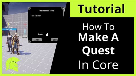 How To Make An Rpg Quest System In Your Core Game Full Tutorial Rpg Board Games Tutorial