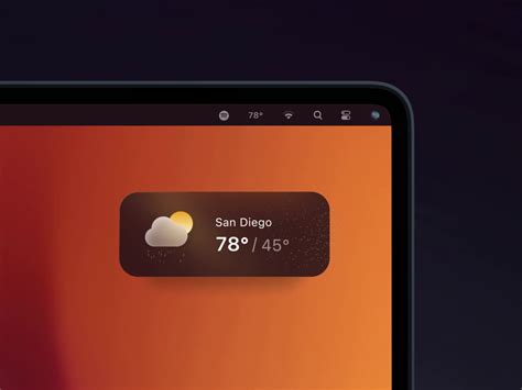 Apple Weather Macos Widget By George Vasyagin For Nkd Studio On Dribbble
