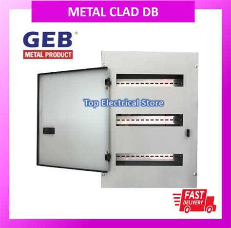 GEB MAXGUARD METAL CLAD DB 3 ROW DISTRIBUTION BOX GT314 ELECTRICAL BOX KOTAK BESI MAIN SWITCH