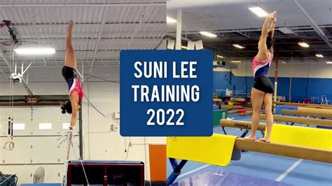 Sunisa Lee Training Gymnastics 2022 Bars Floor Beam Vault YouTube
