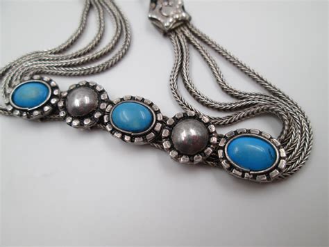 Pulsera Mujer Cuatro Hilos Plata De Ley Y Turquesas 1970 El