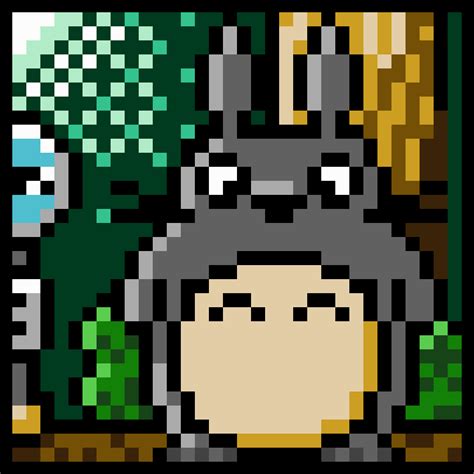 Totoro Pixel Art Artofit
