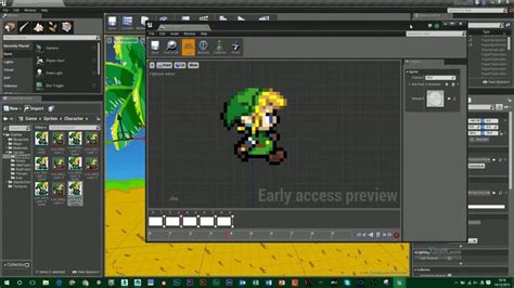 Unreal 4 Animating Sprites And Character Sprites Sprite Unreal