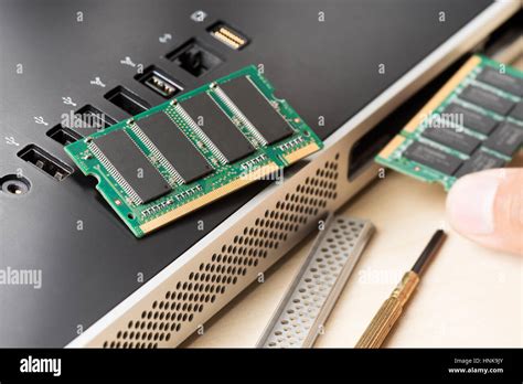 Computer Memory RAM Upgrading The Personal Computer Stock Photo Alamy