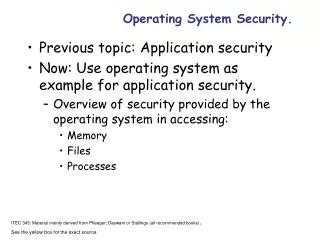 PPT Operating System Security PowerPoint Presentation Free Download ID