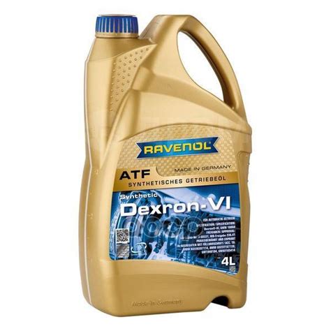 Масло Ravenol Atf Dexron Vi Трансмиссионное Синтетическое 4 Л Ravenol