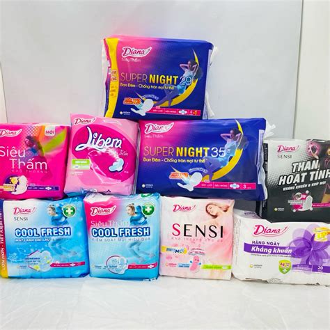 Băng Vệ Sinh Siêu Mỏng 20 Miếng Diana Sensi Cool Fresh Shopee Việt Nam
