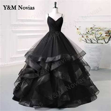 Black Wedding Overskirt Black Layered Tulle Skirt Tiered Tulle Long