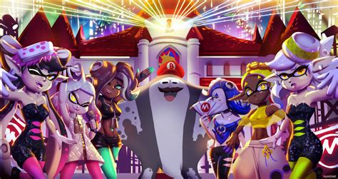 Splatoon All The Idols Together By Ichimoral On Deviantart