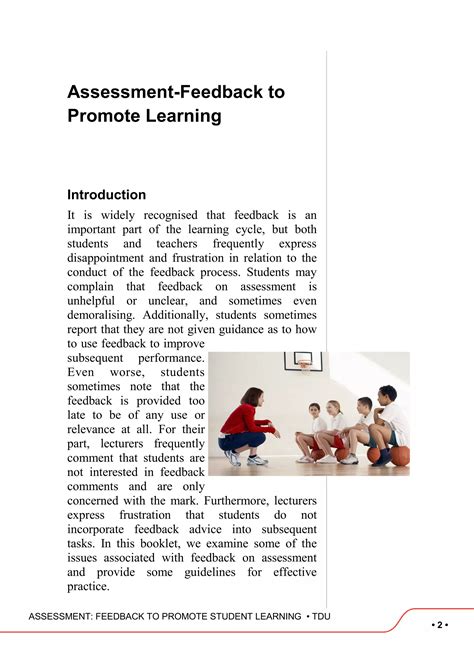 Assessment Feedback To Promote Effective Learning Pdf