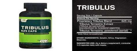 Tribulus 625 d'Optimum Nutrition, performances et libido