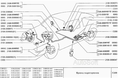 Тормозная система ваз 2108 схема с описанием и фото
