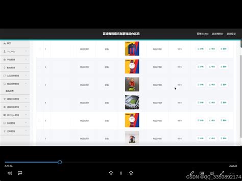 基于springbootvue足球青训俱乐部管理后台系统含万字文档（源码文档部署讲解） Csdn博客