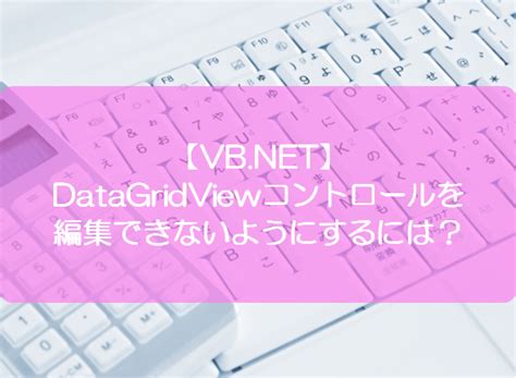 VB NETDataGridViewコントロールを編集できないようにするには きままブログ