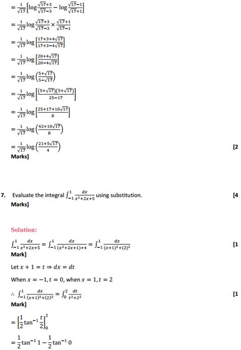 Mp Board Class 12th Maths Solutions Chapter 7 Integrals Ex 7 10 Mp