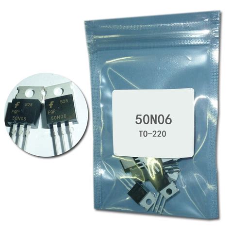 10Pcs-Lot-FQP50N06-Transistor-50N06-TO220-N-CH-60V-50A-MOS-Transistors ...