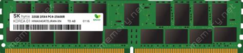 HMA84GR7DJR4N-XN - SK Hynix 1x 32GB DDR4-3200 RDIMM PC4-25600R Dual ...