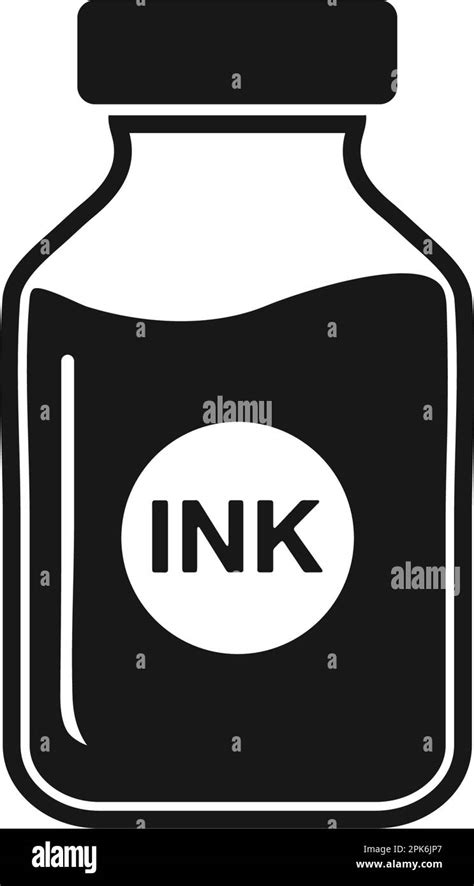 Ink Pot Icon Editable Vector Eps Symbol Illustration Stock Vector Image And Art Alamy