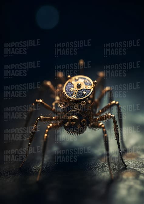 Tiny Clockwork Spider Impossible Images Unique Stock Images For Commercial Use