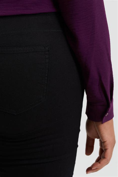 We Fashion Curve High Waist Skinny Jeans Zwart Wehkamp