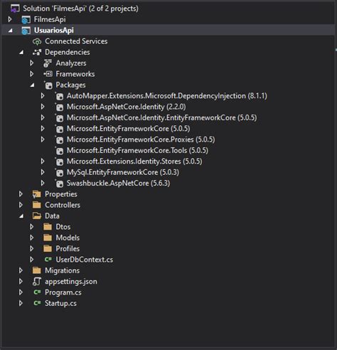 Erro Ao Realizar Update Database Net 5 E Identity Implementando