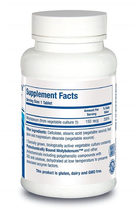 Biotics Research Mo Zyme Forte Molybdenum 150 Mcg Liver Support