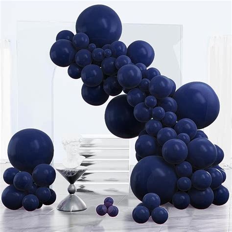 Amazon PartyWoo Navy Blue Balloons 140 Pcs Different Sizes Pack Of