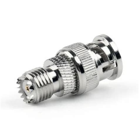 RF Coax Mini UHF Female Jack To BNC Male Plug Adapter GHz Contact Material Brass At Rs