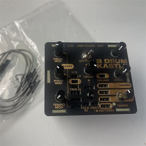 Bastl Instruments Kastle B Drum Black Reverb