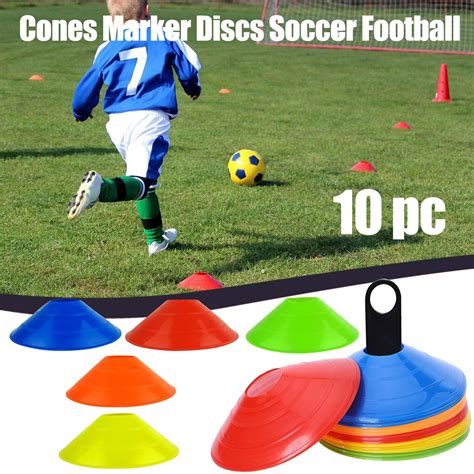 25 Soft Pe Disc Cones Agility Soccer Cones For Tr Grandado