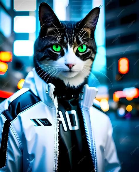 El Hombre Gato Foto Premium
