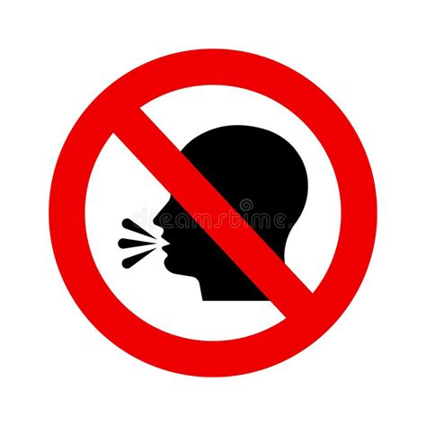 No Talking Sign Stock Illustrations 1140 No Talking Sign Stock