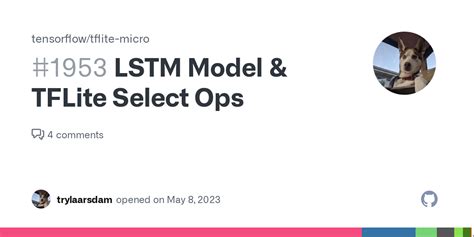 LSTM Model TFLite Select Ops Issue 1953 Tensorflow Tflite Micro