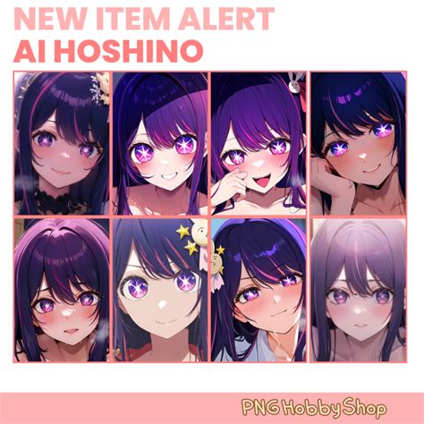 New Upload Ai Hoshino Oshi No Ko Anime Photocards And Keychains Png