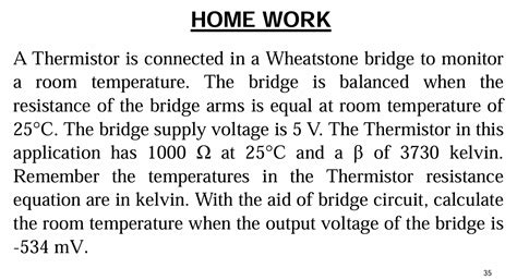 Solved Home Worka Thermistor Is Connected In A Wheatstone