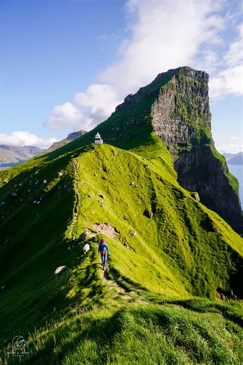 Kallur Lighthouse Hike On Kalsoy Island Faroe Islands