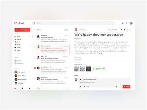 Gmail Re Design Web Design Redesign Design Gmail Re Design Web Design Redesign Design