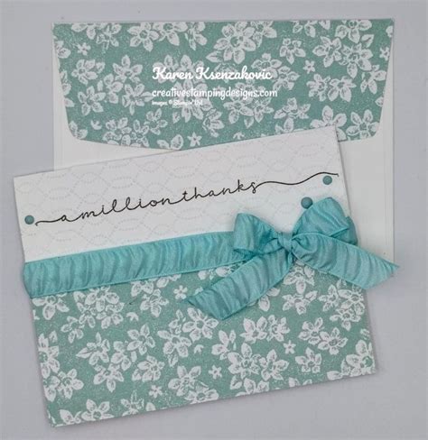 Stampin Up Sweetly Scripted Thank You Creative Stamping Designs In Stampin Up