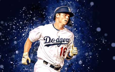 Descargar will smith 4k luces de neón azul dodgers de los ángeles