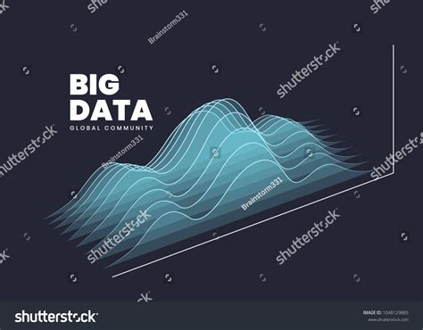 Abstract Big Data Illustration Vector Abstract Stock Vector Royalty Free 1048129885 Shutterstock