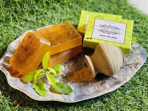 Vedic Vega Solid Green Tea Handmade Soap For Personal At ₹ 12154box