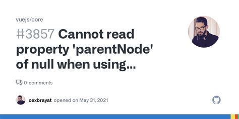 Cannot Read Property ParentNode Of Null When Using Suspense In 3 1 0