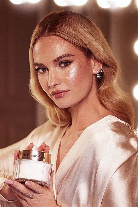 Lily James Exudes Old Hollywood Glamour In Charlotte Tilbury Campaign