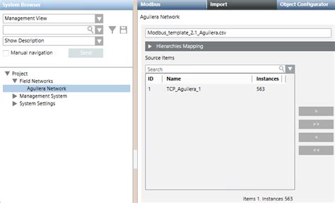 Import The Configuration