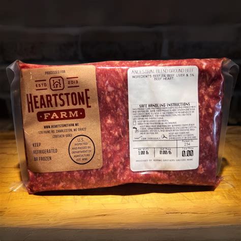 Ancestral Blend Ground Beef 100 Grass Fed Heartstone Farm