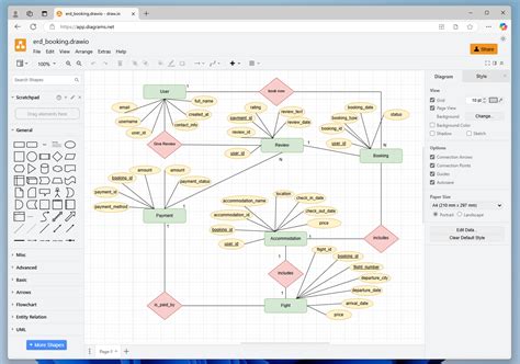 How To Build An Erd Diagram For Free Using Draw Io Sqlpey