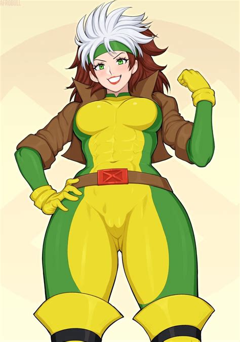 Rogue Marvel And 1 More Drawn By Afrobull Danbooru