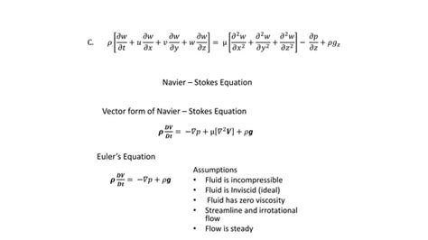 Fluid Flow Equations Pptx