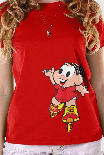 Camiseta Feminina Turma Da Mônica Toy Big Mônica