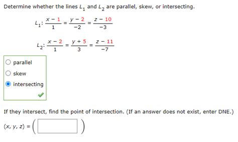 Solved Determine Whether The Lines L1 And L2 Are Parallel